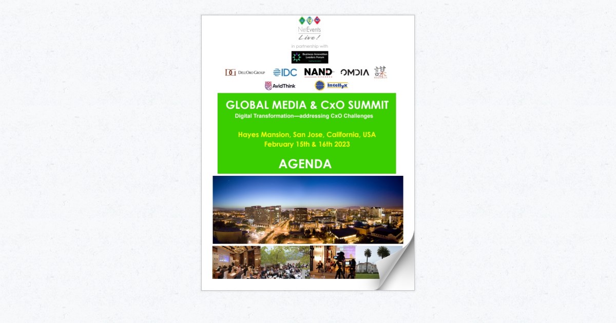 NetEvents Global Media Summit USA OUTLINE AGENDA - Feb 15