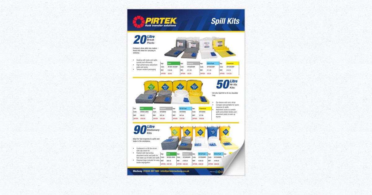 Pirtek Spill Kits