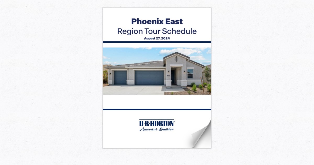 Phoenix East Region Tour Schedule