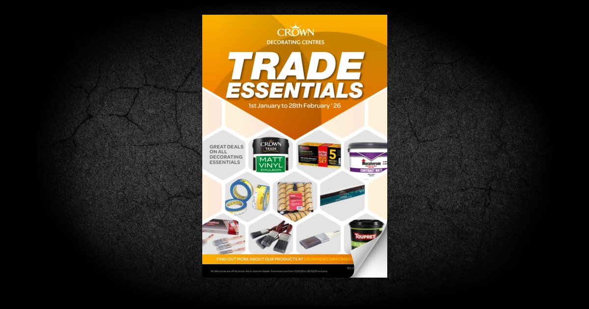 Trade Essentials | Crown Decorating Centres Ireland
