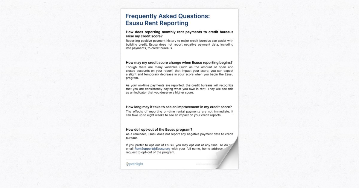 Esusu FAQs