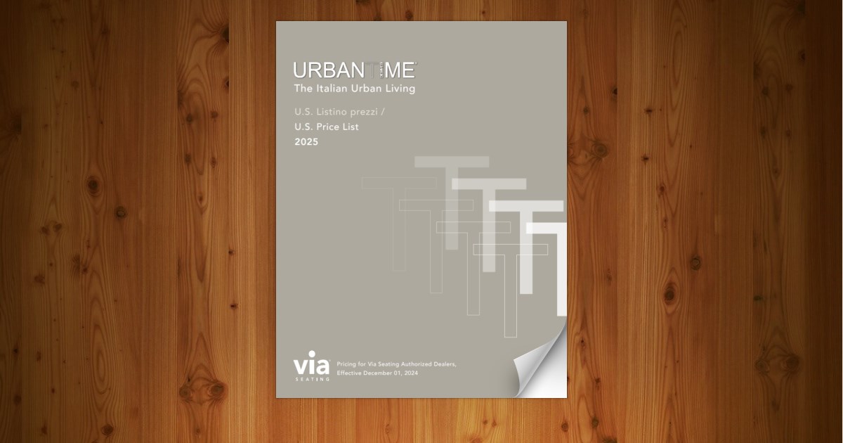 Via Seating + URBANTIME 2024 v2 Outdoor Price List