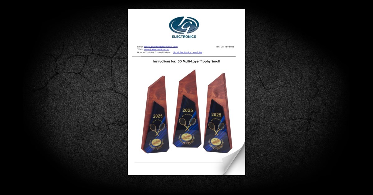 3D Multi-Layer Trophy Small