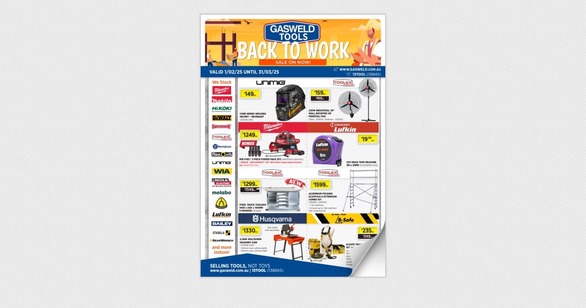 Gasweld - Back to Work Catalogue (Feb - March 2025) - Page 10