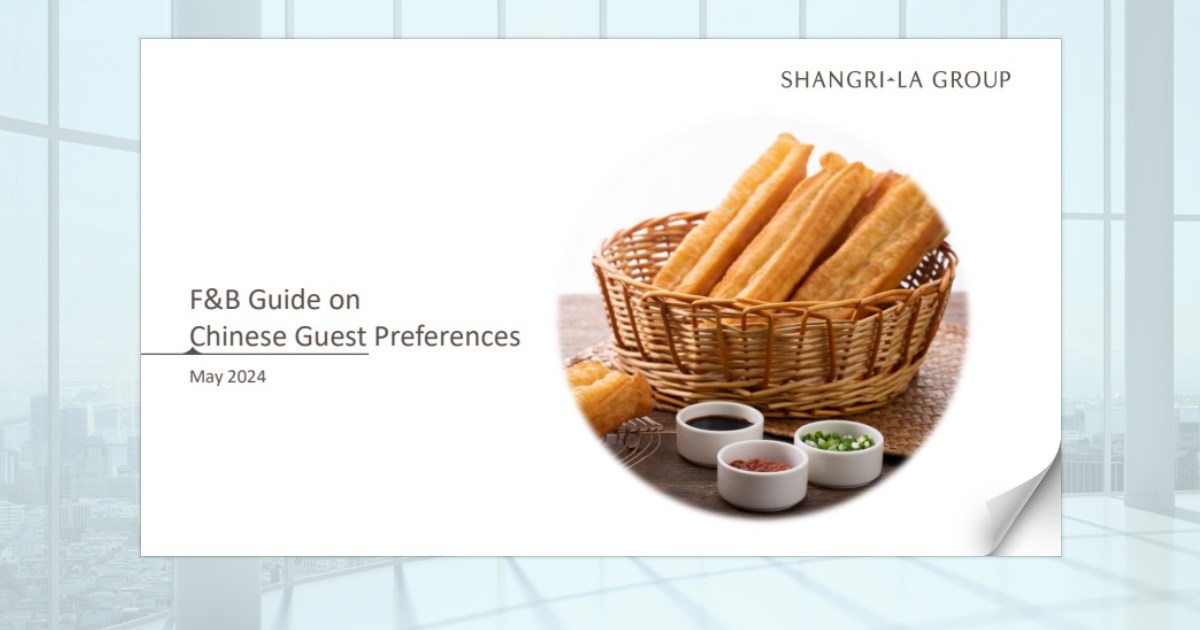 F&B Guide on Chinese Guest Preferences May 2024 - Page 2