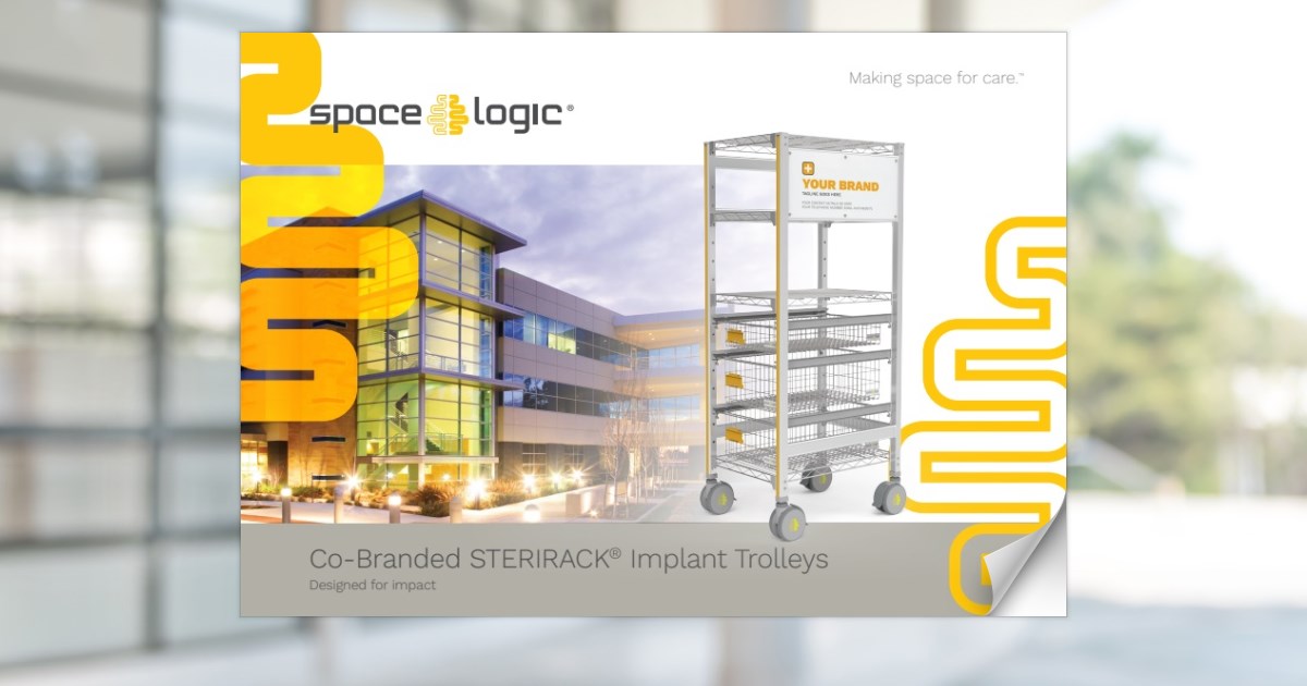 SpaceLogic: Co-Branded STERIRACK® Implant Trolleys