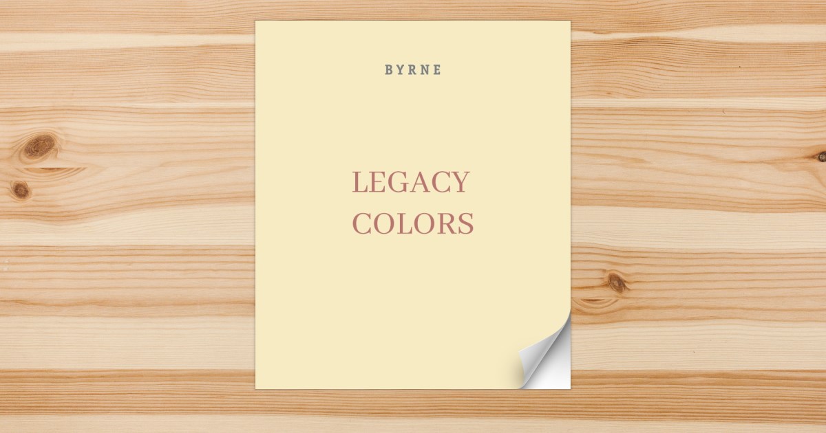 Legacy Colors Brochure