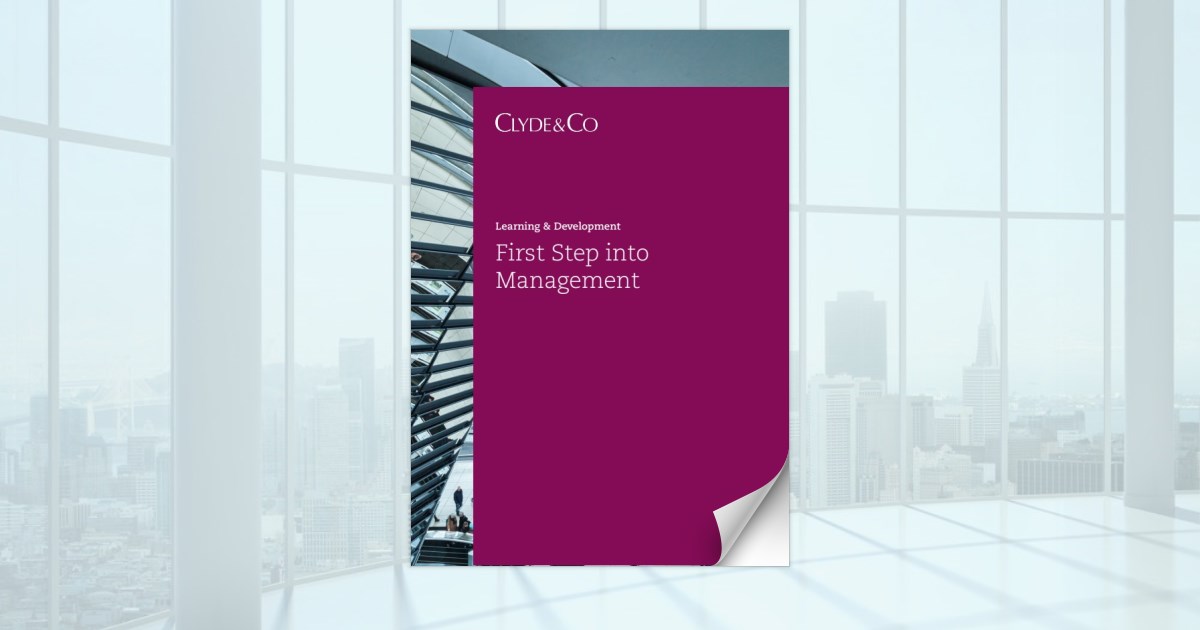 First Step into Management