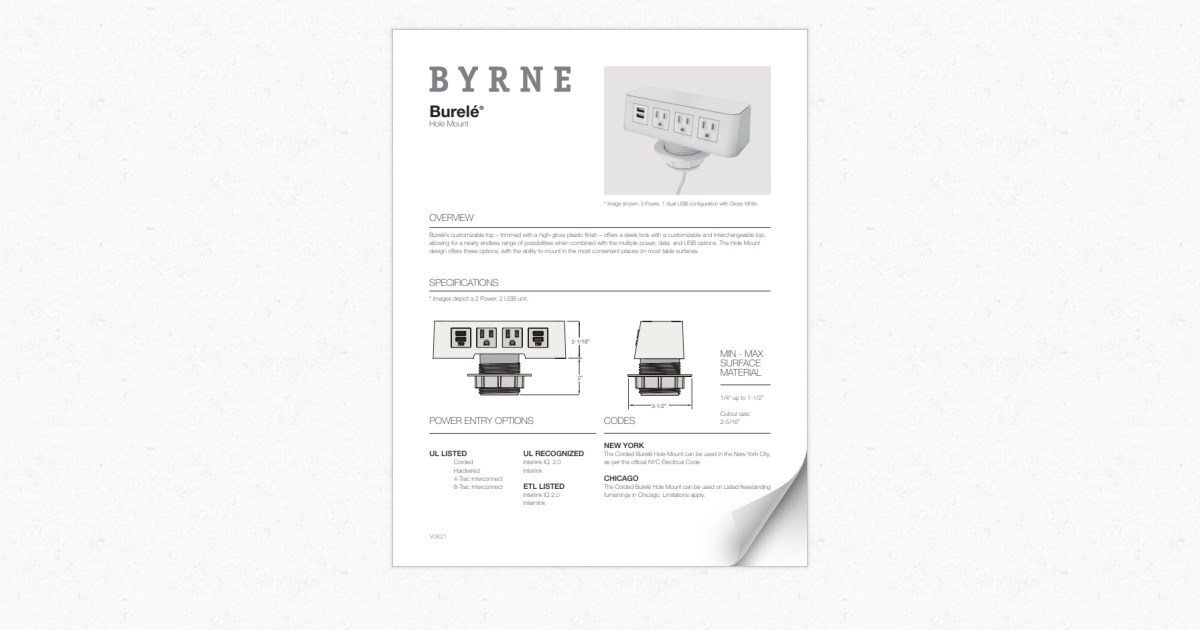 Byrne Retrofit Integrated Power