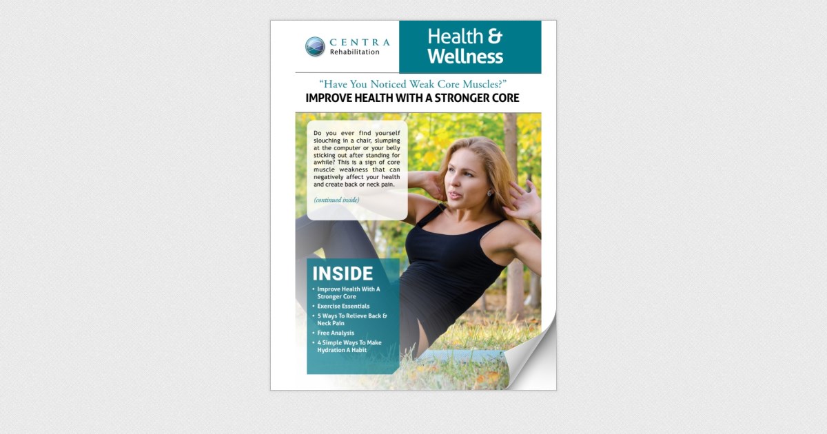 Centra: Improve Health With A Stronger Core