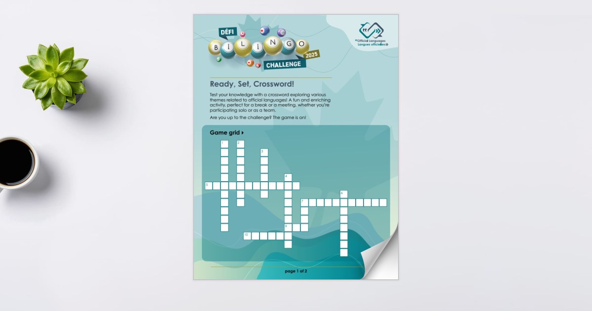 Bilingo Challenge 2025: Crossword