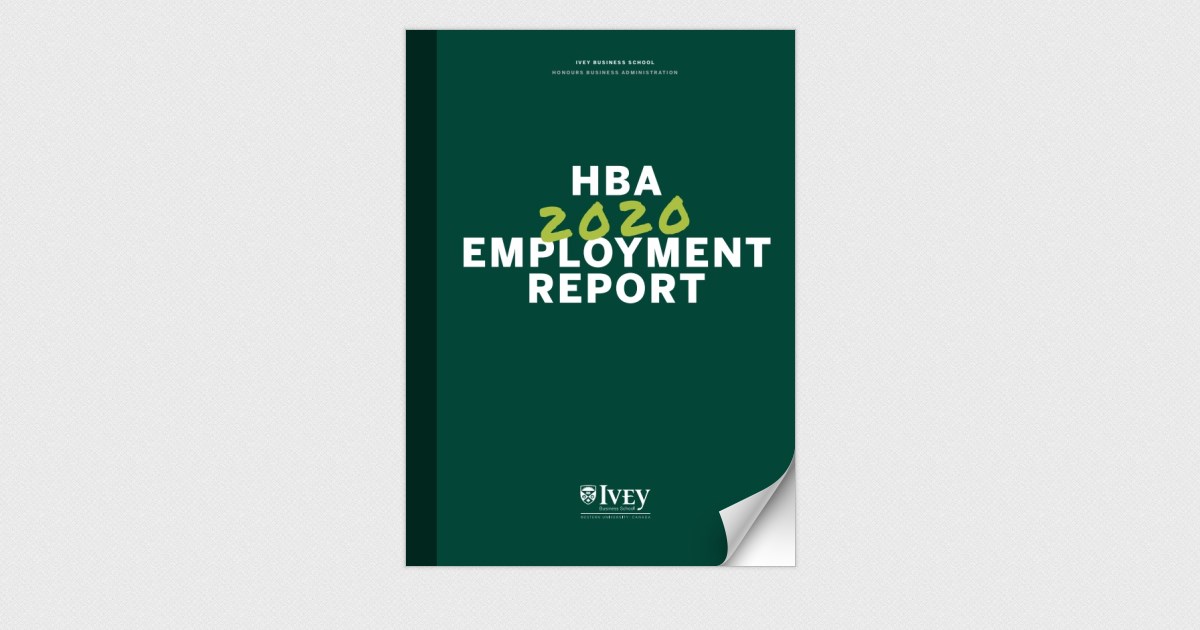 Ivey HBA 2020 Employment Report - Page 20-21