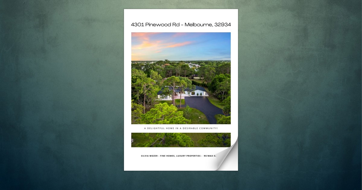 4301 Pinewood Rd - Melbourne brochure