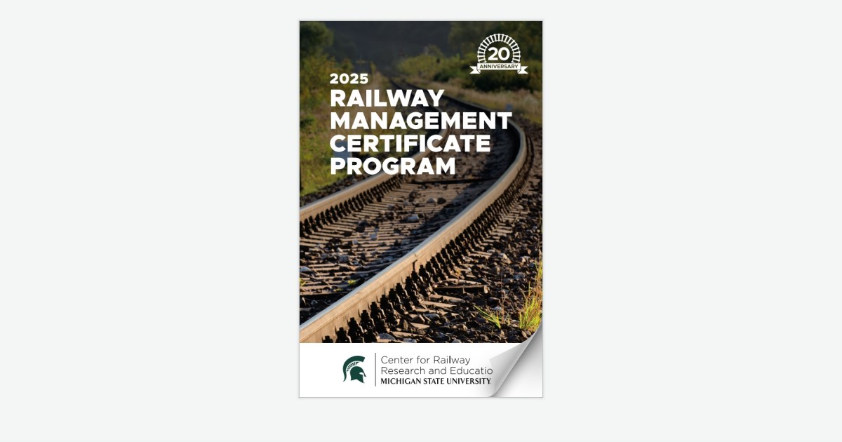2025 | Railway Management Certificate Program - Page ii