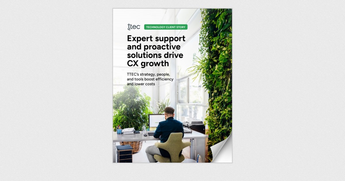 Expert support and proactive solutions drive CX growth