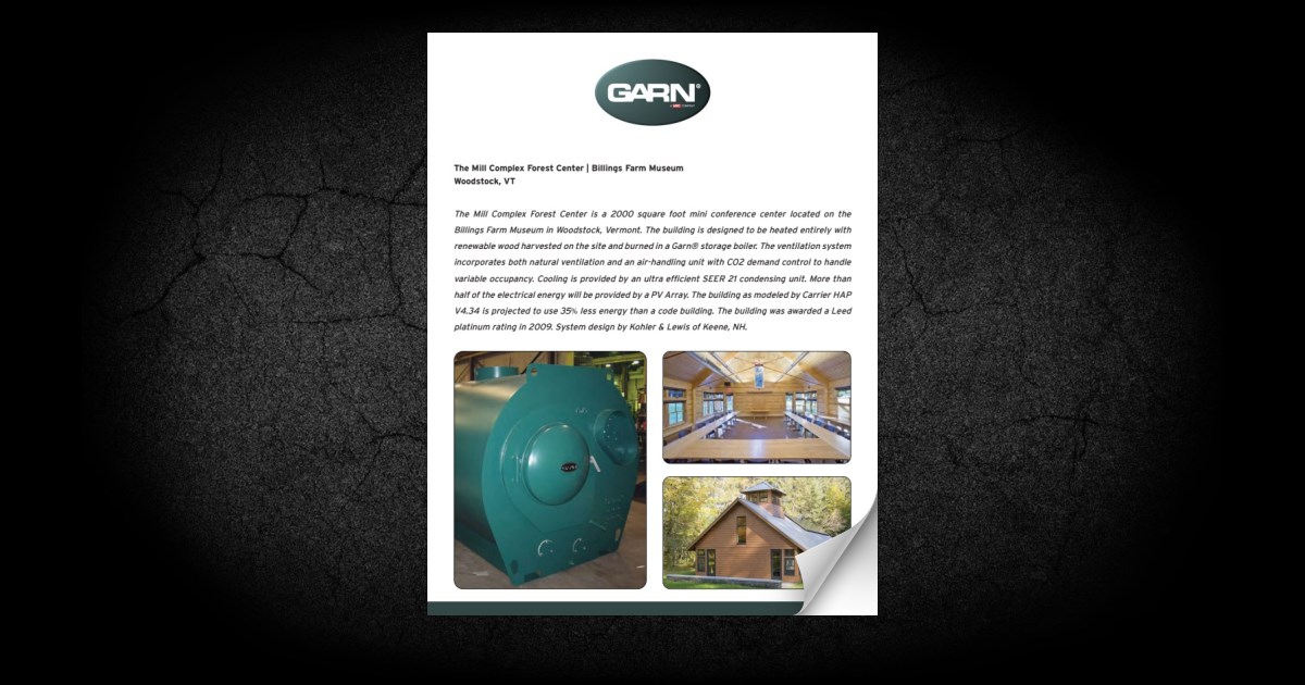 The Mill Complex Forest Center | Billings Farm Museum