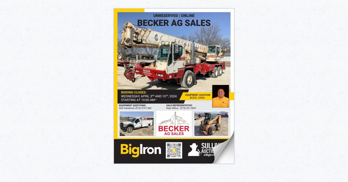Becker Ag Salebill