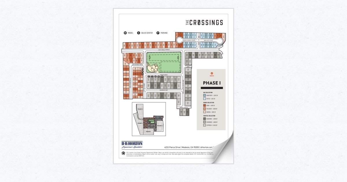 The Crossings floor plans and features