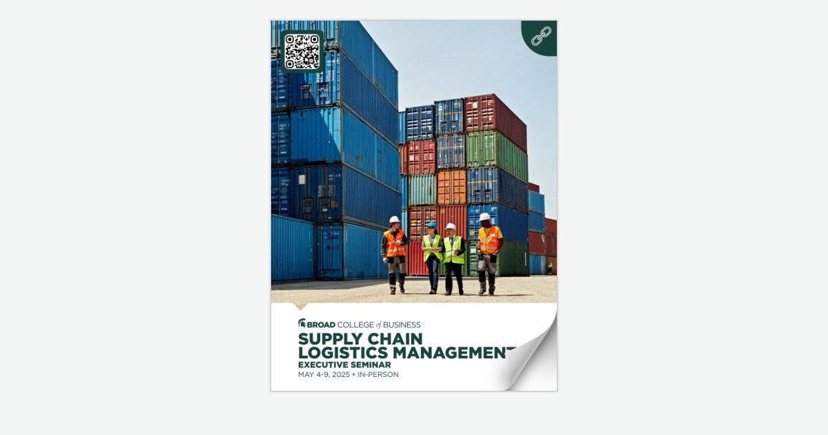 2025 | Supply Chain Logistics Management Executive Seminar