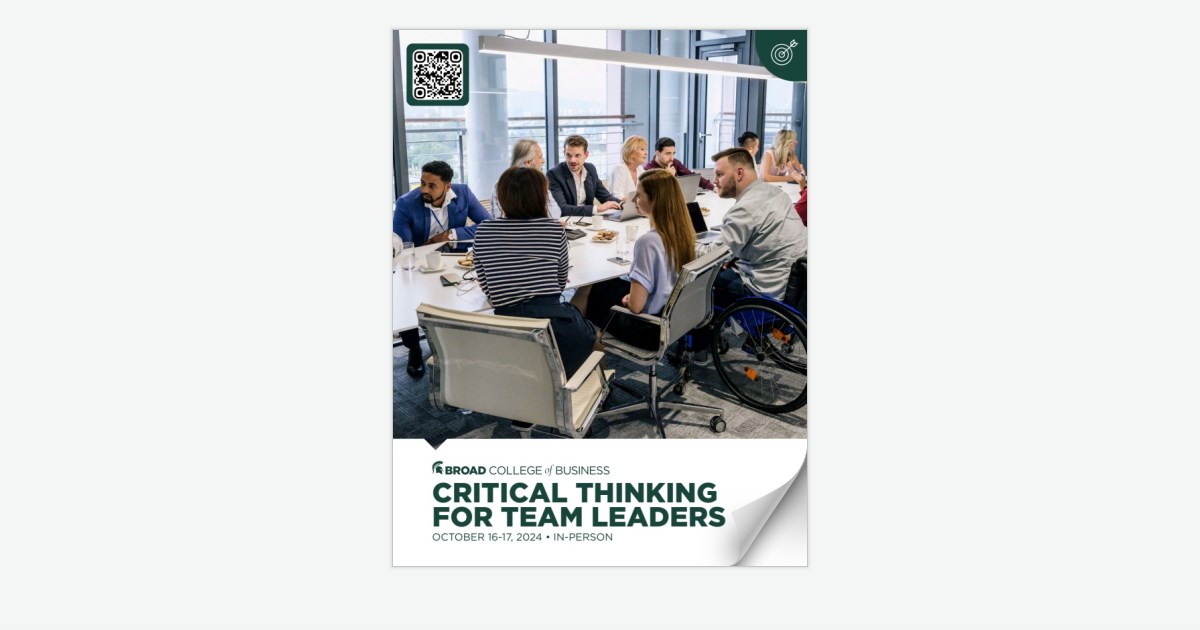 2024 Fall | Critical Thinking for Team Leaders - Page ii