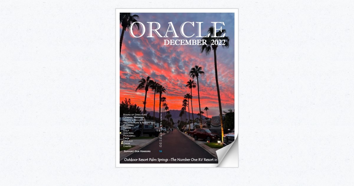 December 2022 Oracle Final Copy