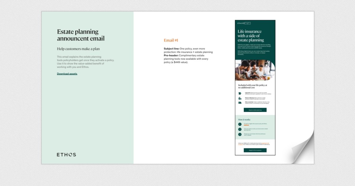 Ethos Estate Planning Email