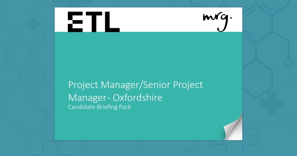 Senior Project Manager - ETL