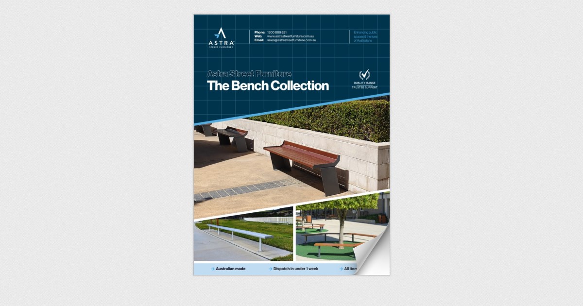 Astra Benches Collection Catalogue