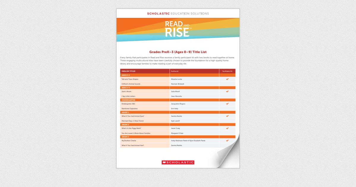 Read and Rise Booklist