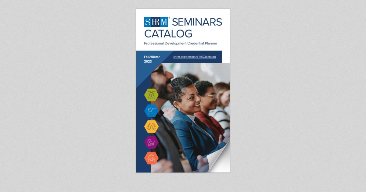 SHRM Seminars Fall/Winter Catalog 2023 - Page 20-21