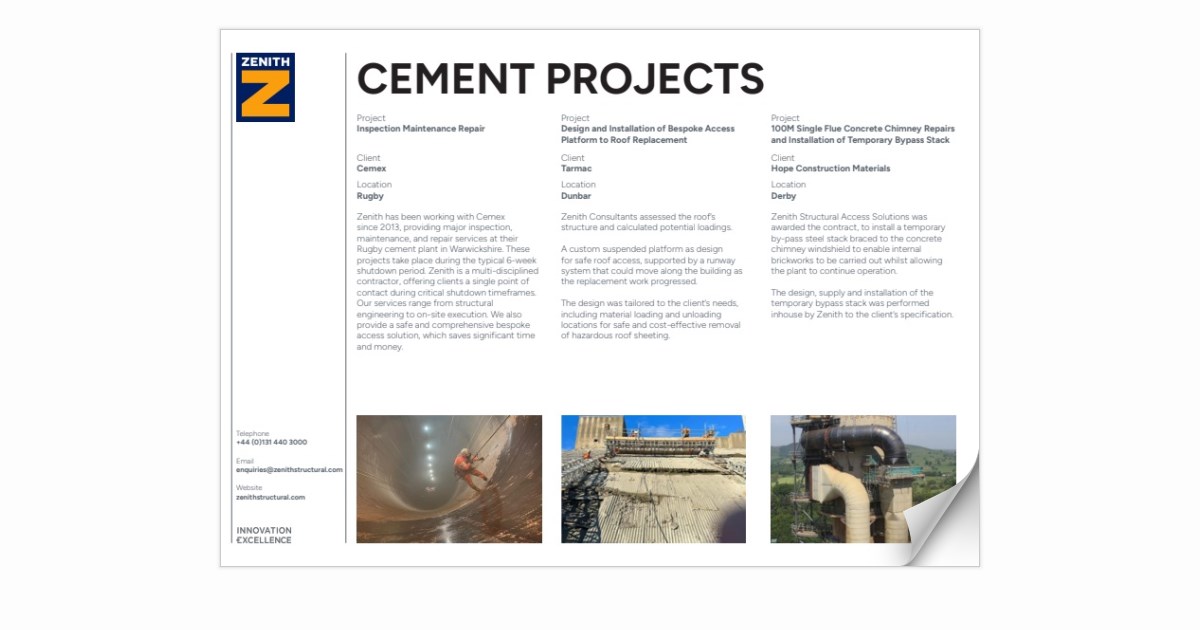 Case Study - Cement Projects