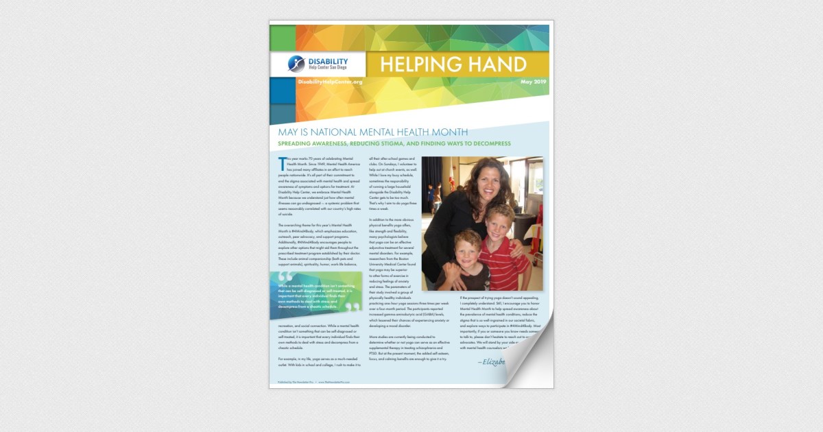 Disability Help Center - San Diego - May 2019