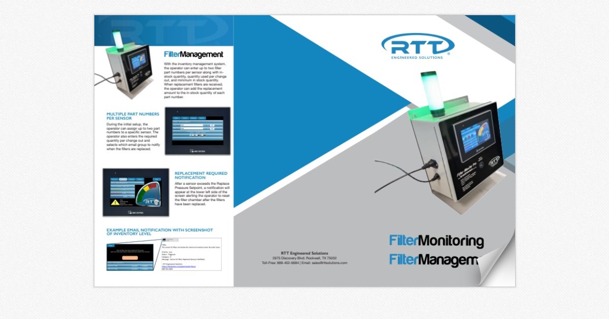 Filter Monitor Pro by RTT Finishing Solutions - Page 2