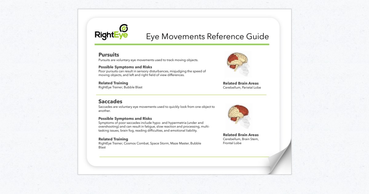Eye Movement Reference Guide