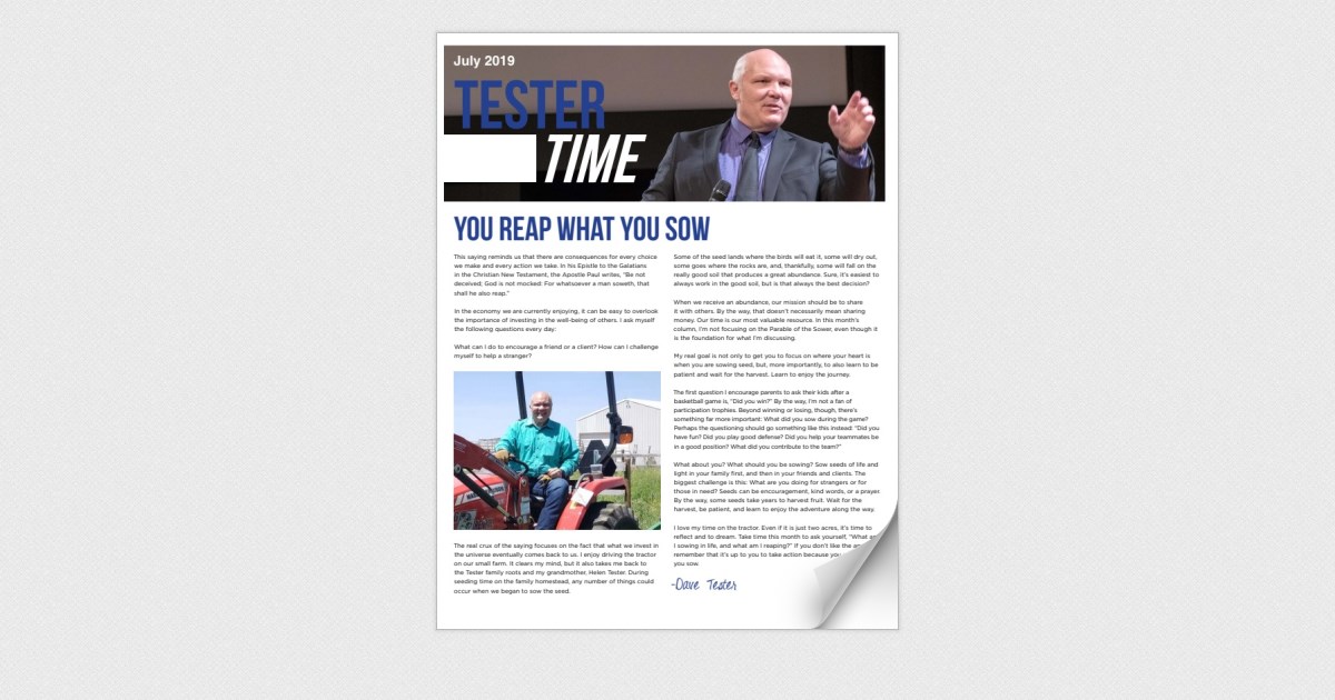 Jon Carson Consulting - July 2019