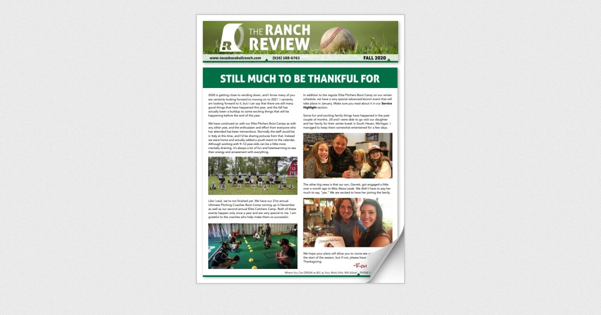 Texas Baseball Ranch - Fall 2020 - Page 4
