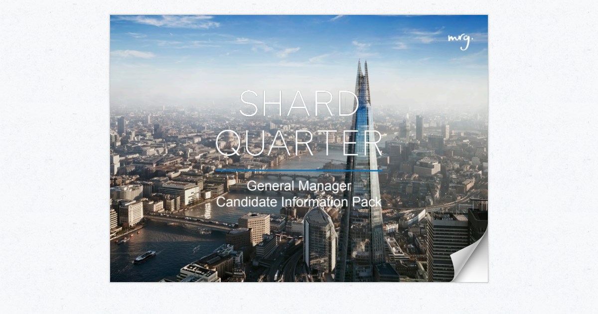 REM - Shard Quarter, General Manager