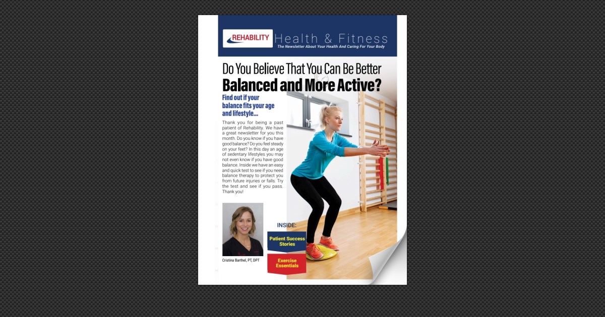 Rehability_Becoming Better Balanced
