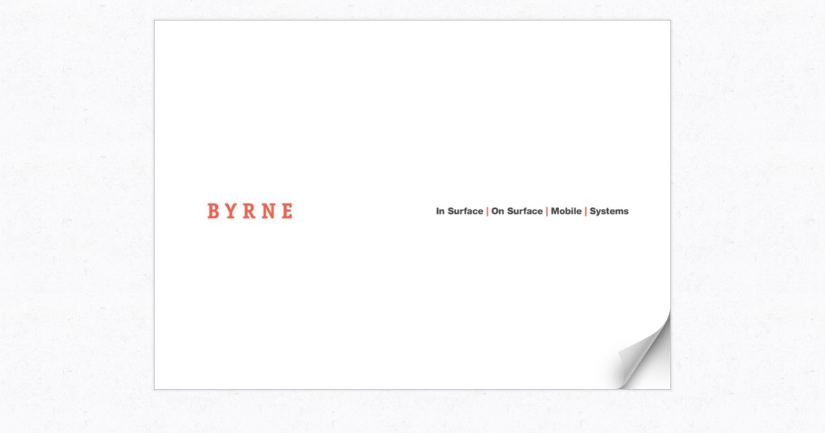 Byrne Product Book