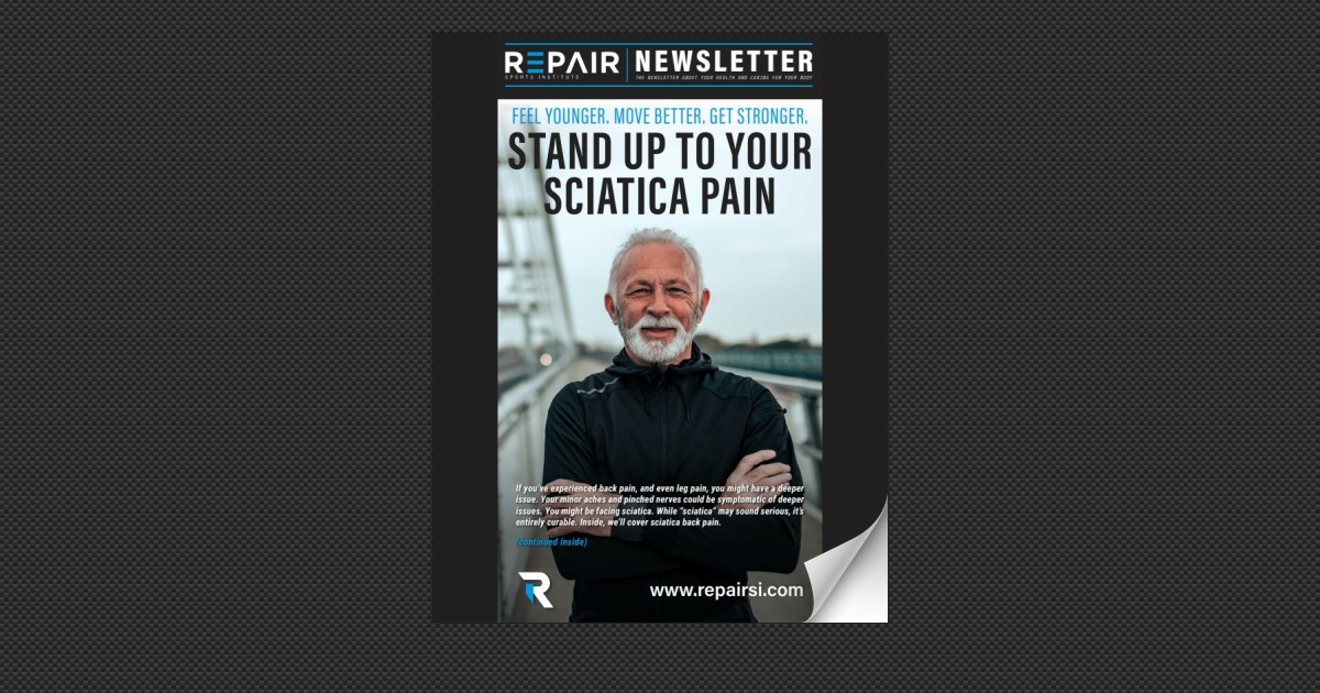 Repair Sports Institute: Sciatica and Back Pain