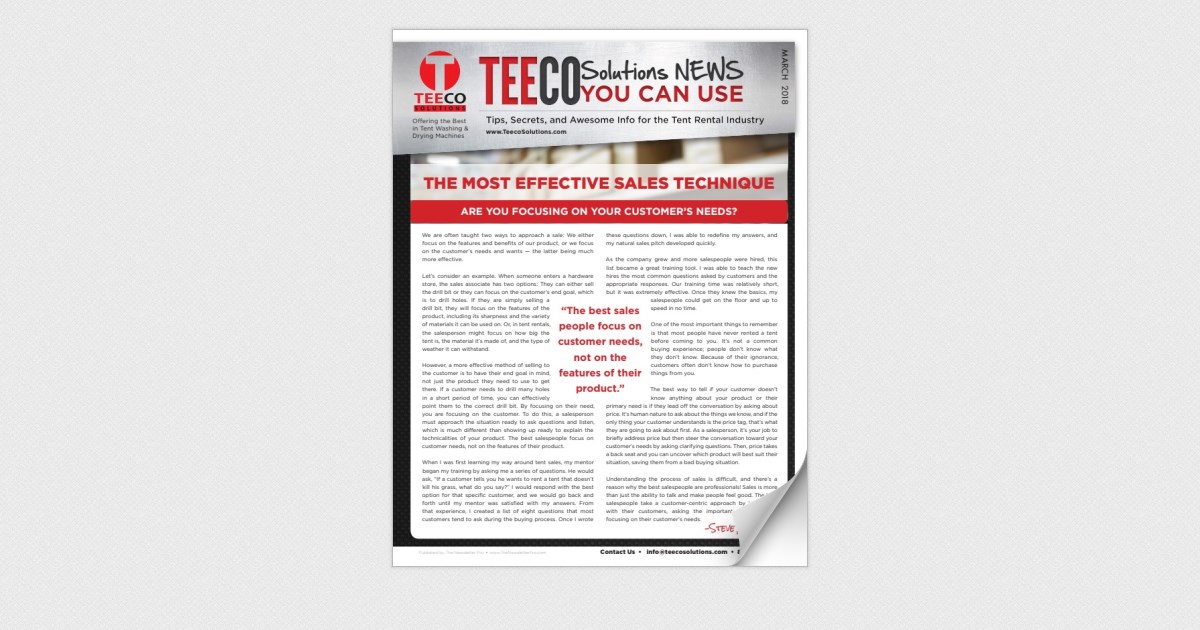 Teeco Solutions - March 2018