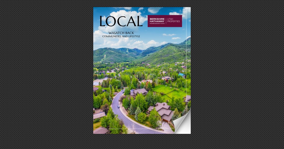 Communities and Lifestyle of the Wasatch Back–Summer 2023
