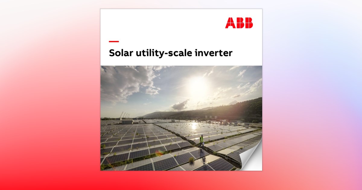 Solar utility-scale inverter
