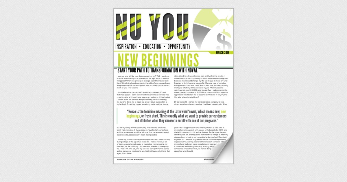 Novae Money March 2018