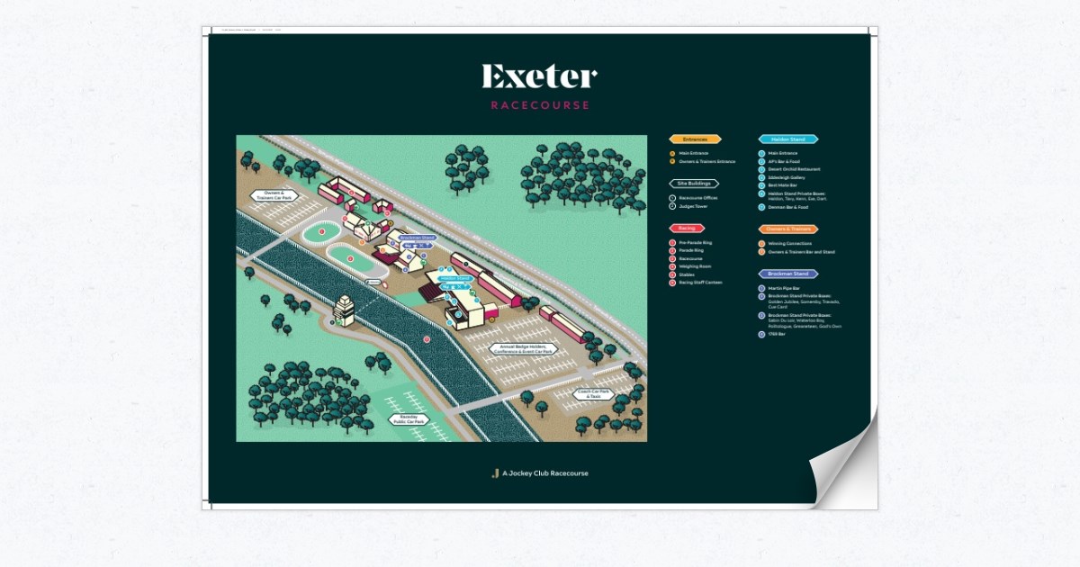 2024 Exeter Racecourse Map