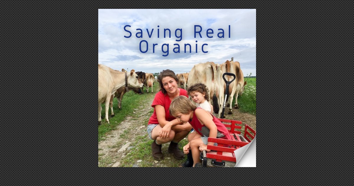 Saving Real Organic