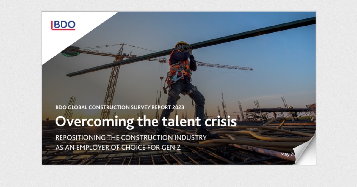 BDO Global Construction Sector Survey Report - The Future W…