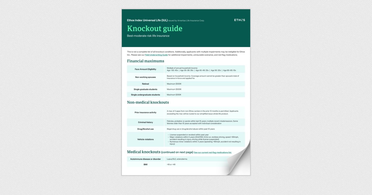 Ethos IUL Knockout Guide - Page 2