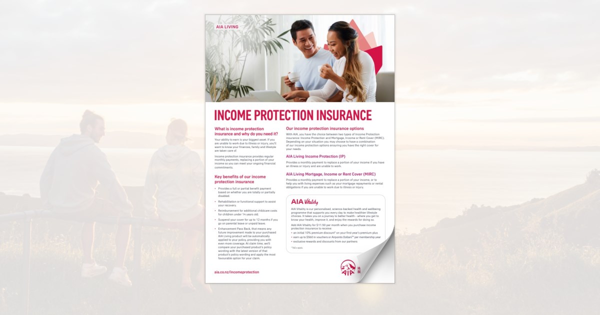 AIA Living Income Protection Insurance
