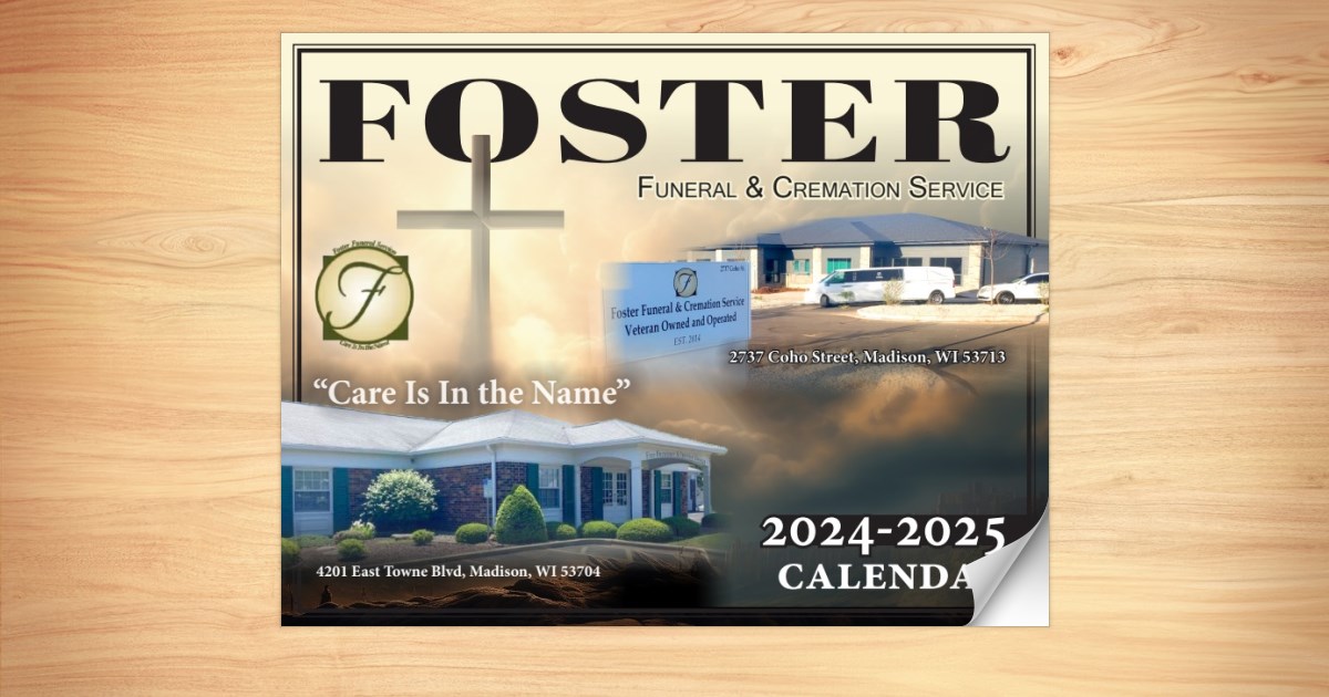 Foster Funeral Calendar